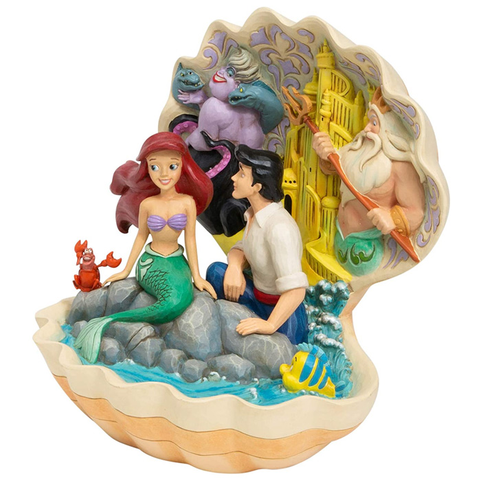 فیگور اورجینال دیزنی The Little Mermaid Shell Scene | فروشگاه نی نی پارسه