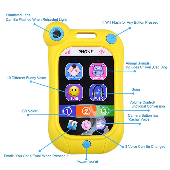 موبایل موزیکال لمسی (HE0508) هانگر HUANGER | فروشگاه اینترنتی نی نی پارسه