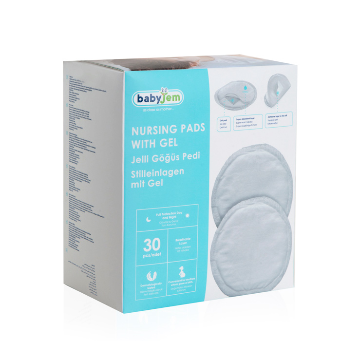 پد سینه 30 عددی بیبی جم Baby Jem | فروشگاه اینترنتی نی نی پارسه